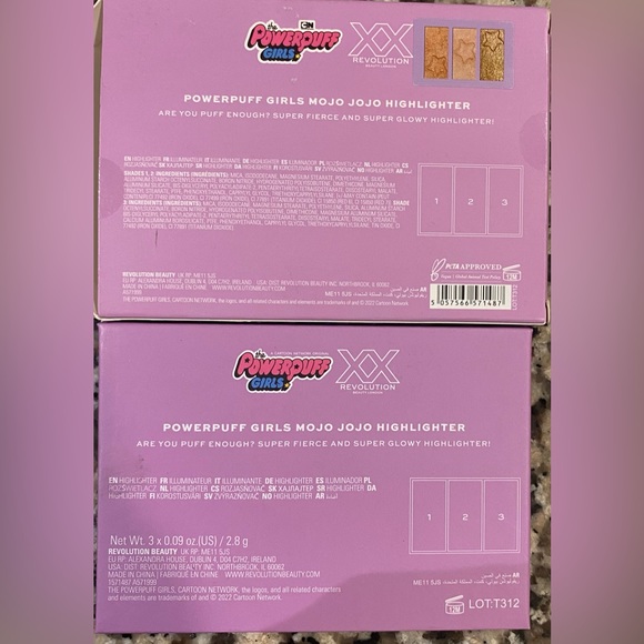 Makeup Revolution | Makeup | Powerpuff Girls Highlighter Palette Mojo ...